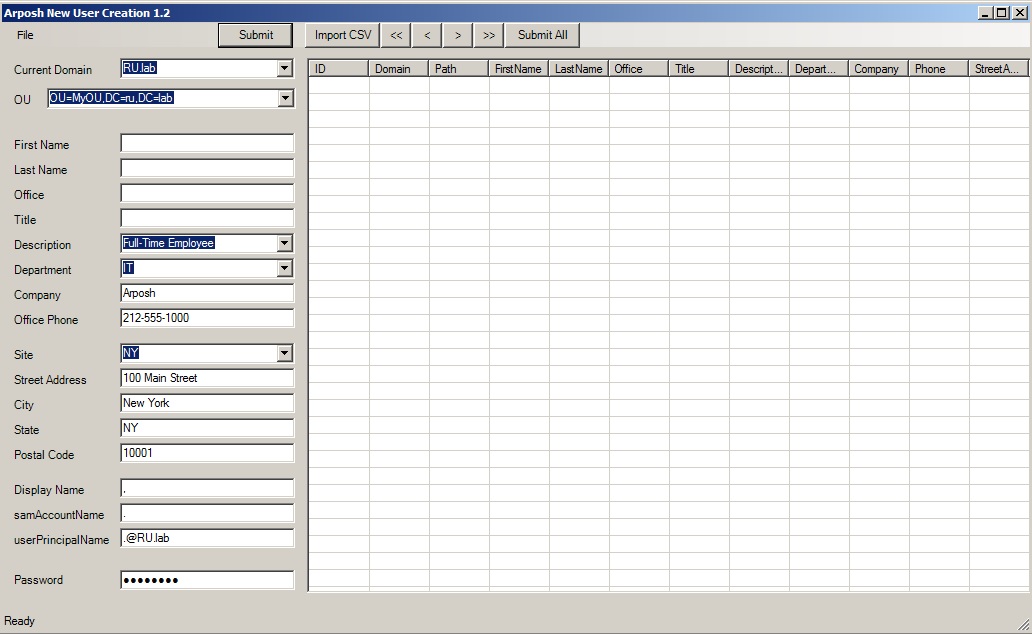 How To Import Users Into Active Directory Using Power Shell To Open A