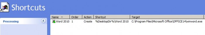 Create Desktop / Start Menu Shortcuts Using Group Policy Preferences