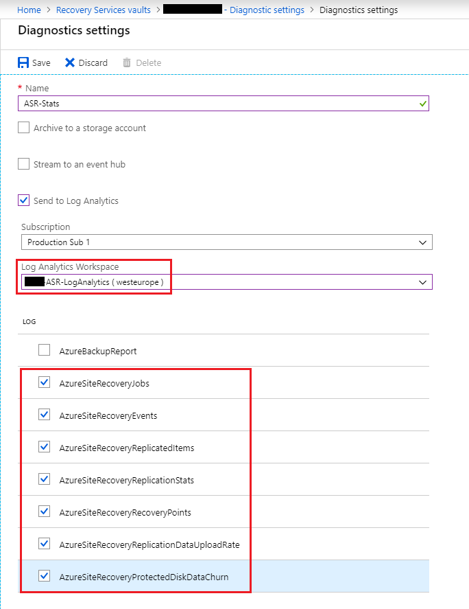 Using Log Analytics with Azure Site Recovery to query Historic RPO and ...